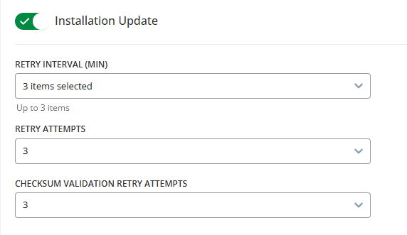 Configuration Update
